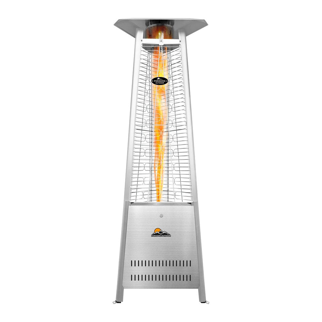 Paragon - Inferno Flame Tower Heater - Silver — EverythingHeaters.com
